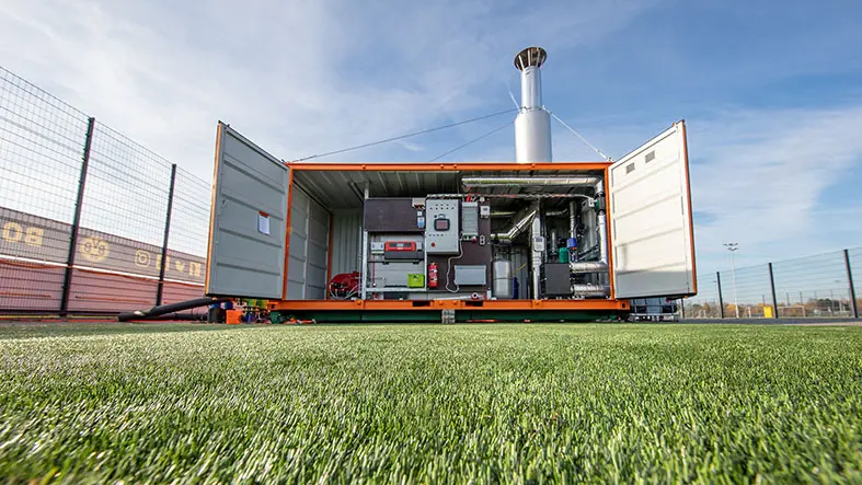 Mobile Sportheat Heizanlage